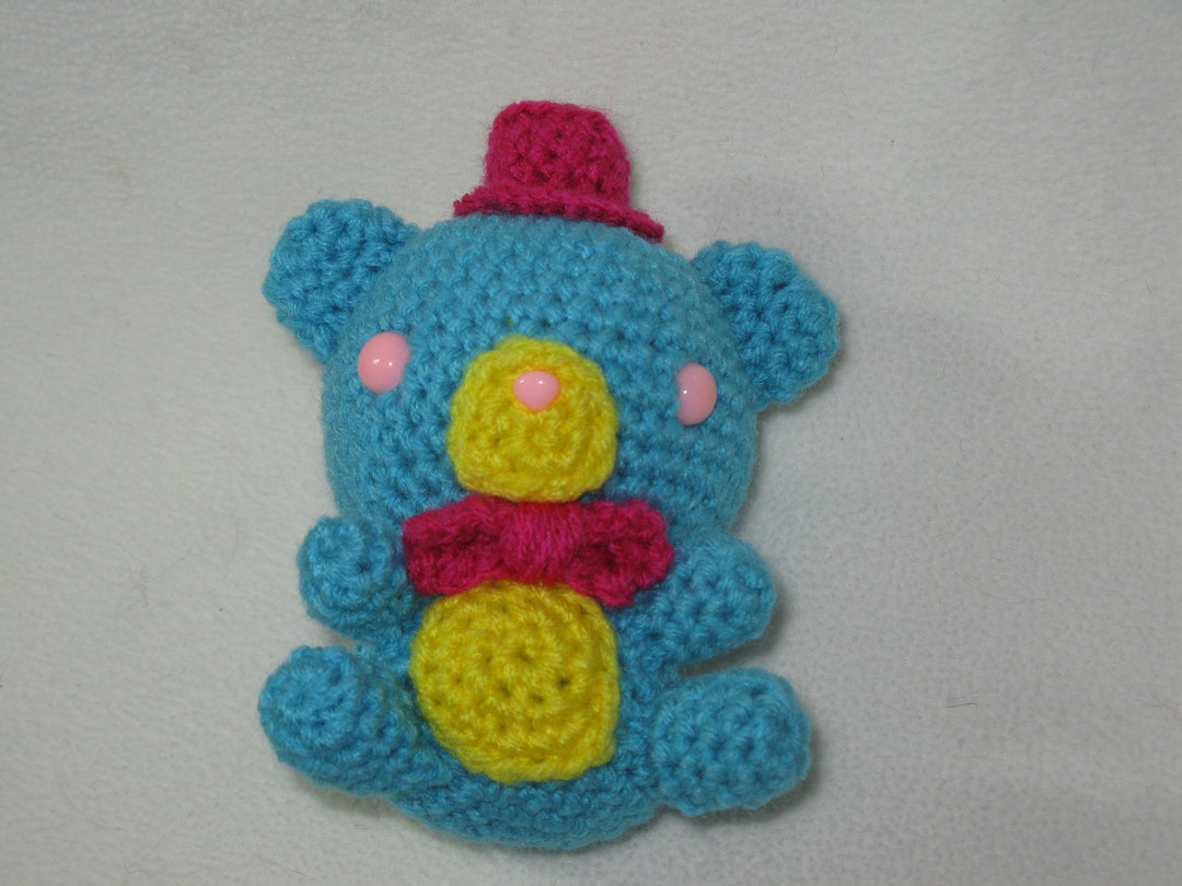 Chibi Colorful Freddy Amigurumi Plush - Turquoise - Etsy