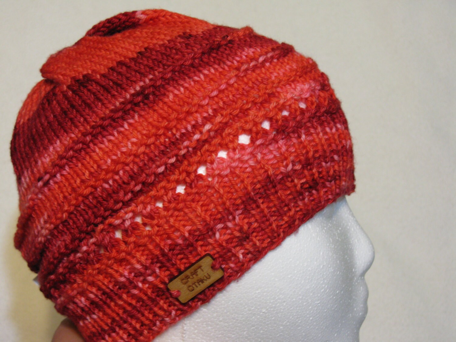 Knit Wool Beanie Reds Textured Medium toddler Small - Etsy Canada