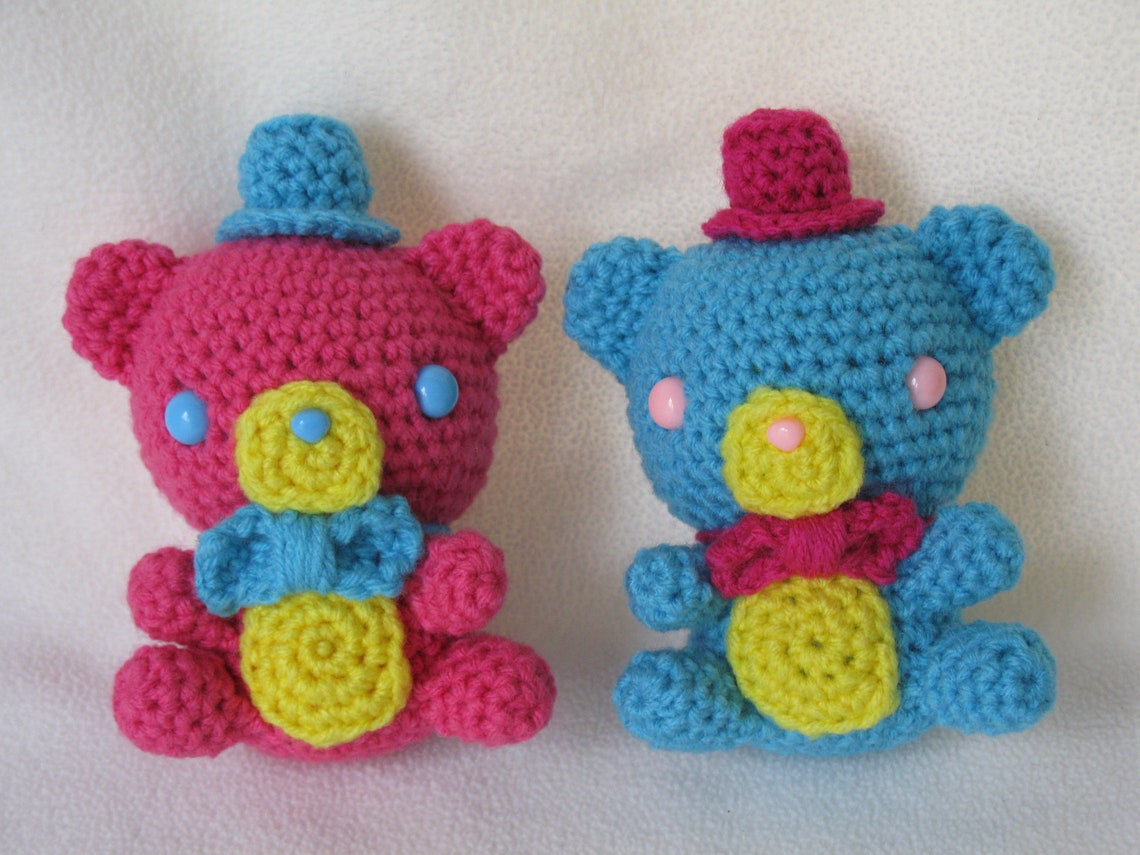 Chibi Colorful Freddy Amigurumi Plush Pink - Etsy