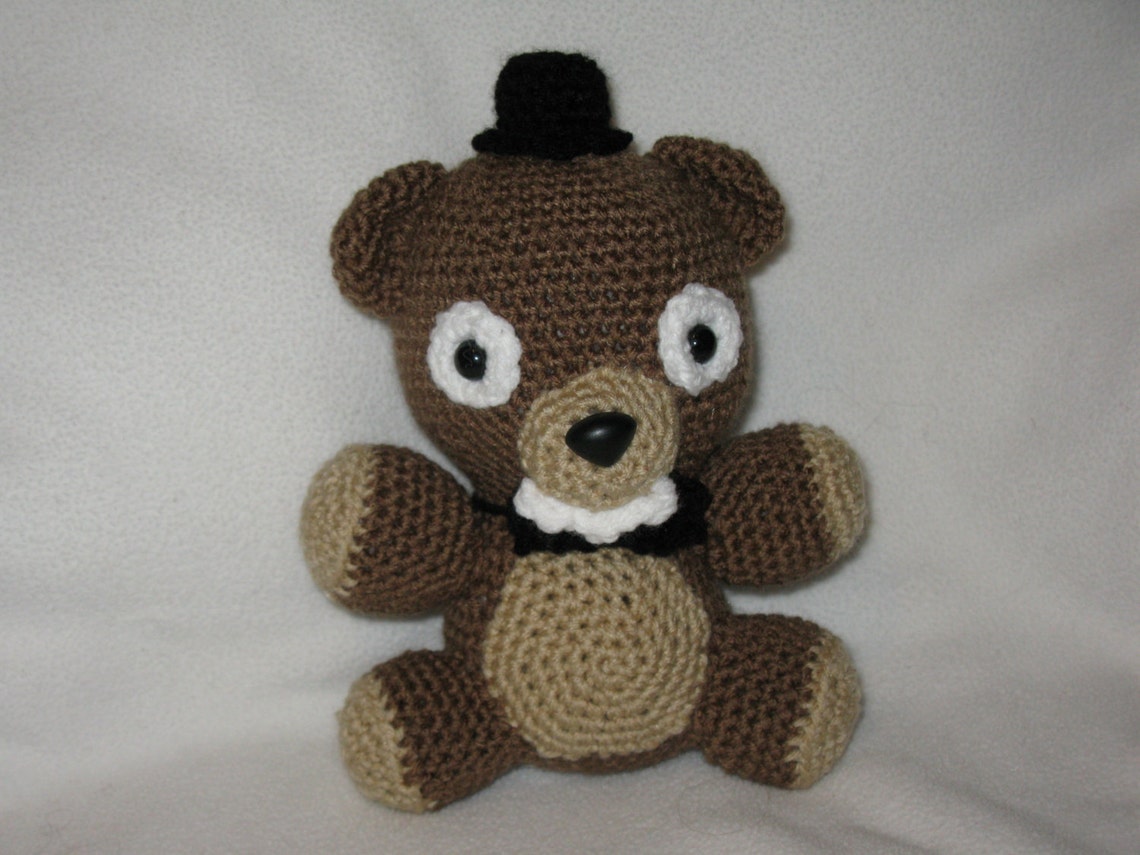Freddy Fazbear Plush Amigurumi - Etsy