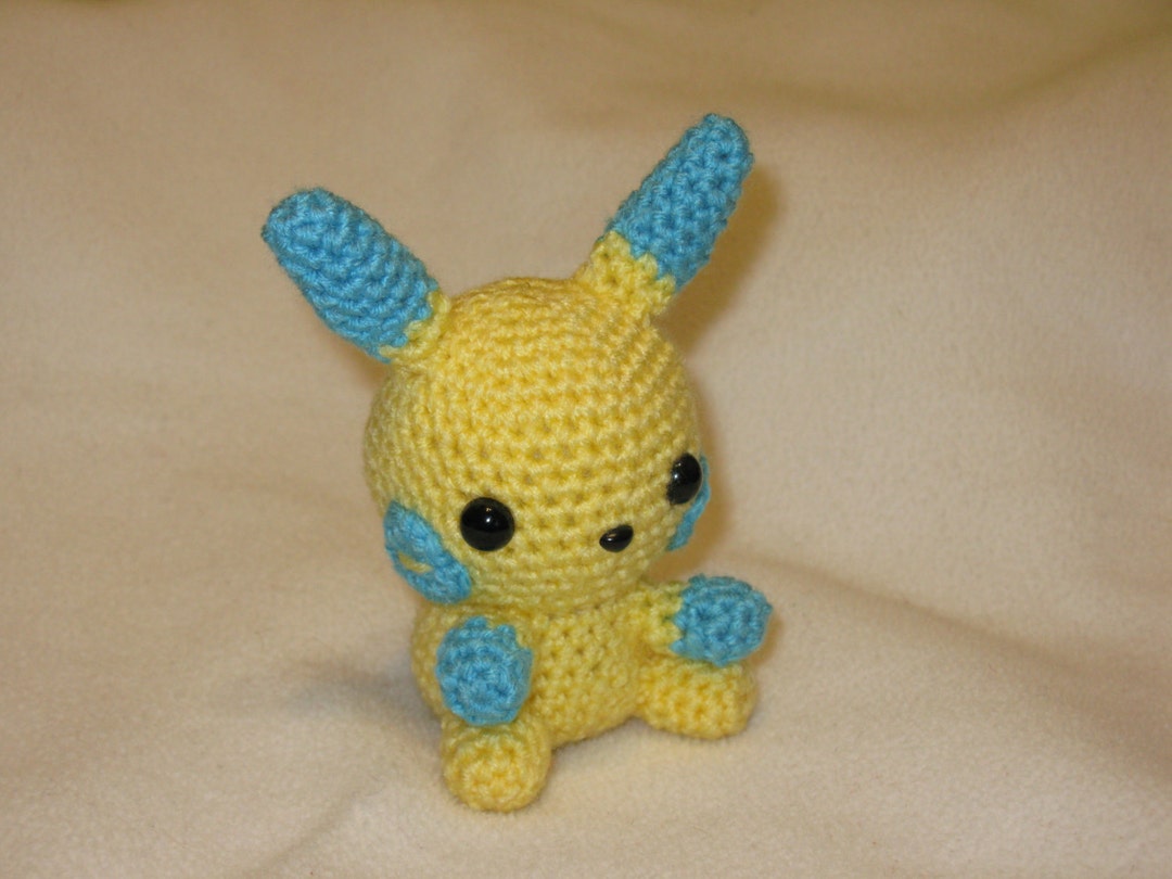 Chibi Minun OR Shiny Minun Amigurumi Plush - Etsy