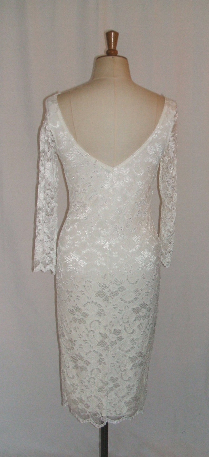 Baylis & Knight Pure White LACE Long Sleeve POLLY Twist Pencil - Etsy