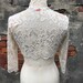 Baylis & Knight Caffe Latte High Button Neck Scalloped Lace Wedding ...