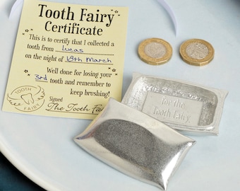 Pewter Tooth Fairy Box - Etsy