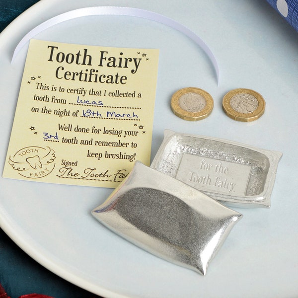 Pewter Tooth Fairy Box - Etsy