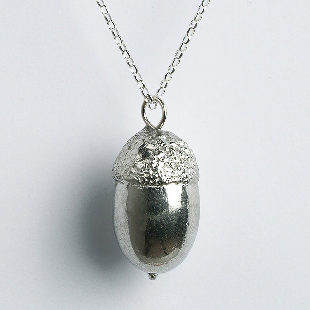 Acorn Pewter Necklace | Acorn Jewellery Gifts for Her | Acorn Pendant ...