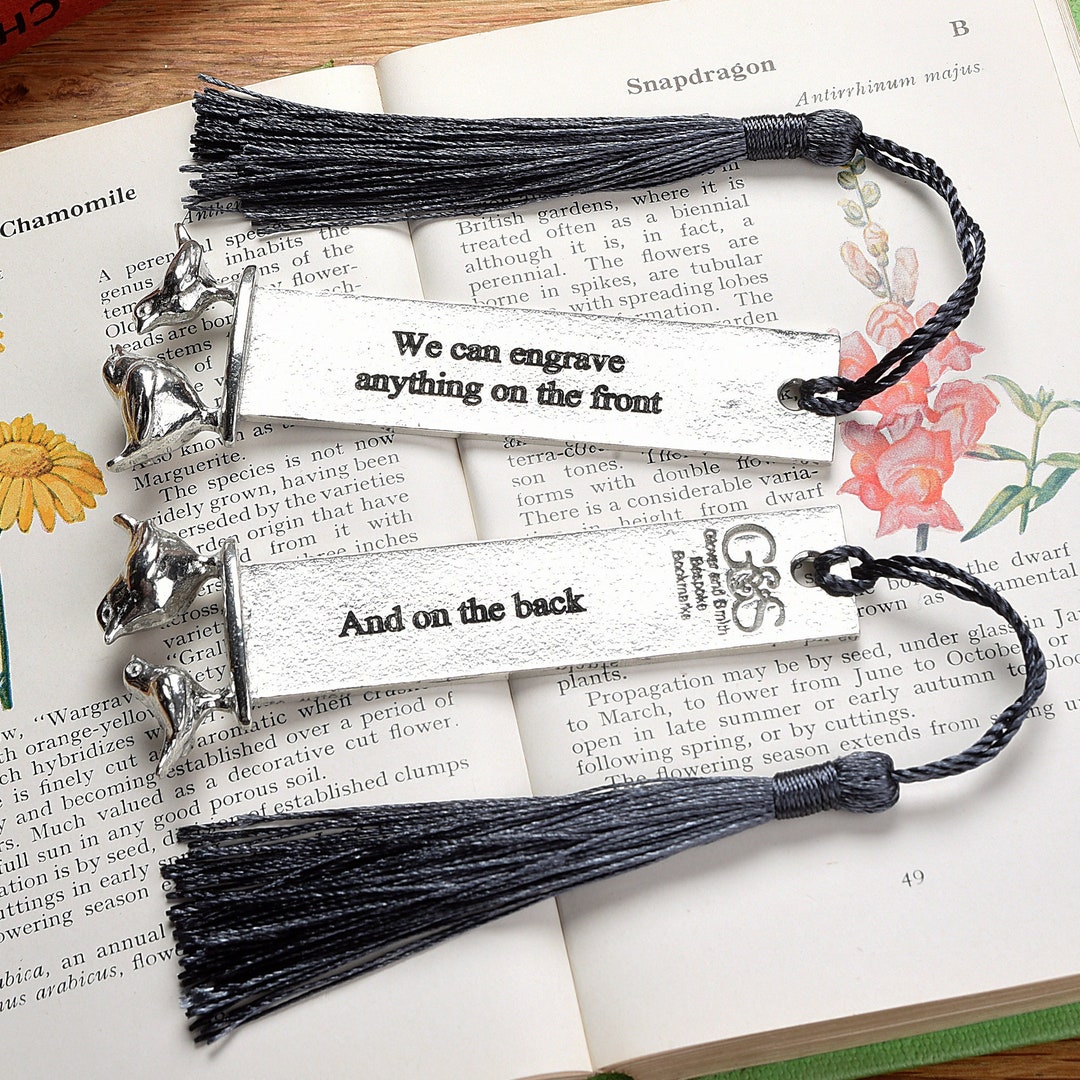 Personalized Pewter Bird Bookmark: Wren & Robin, Engraved Gift - Etsy