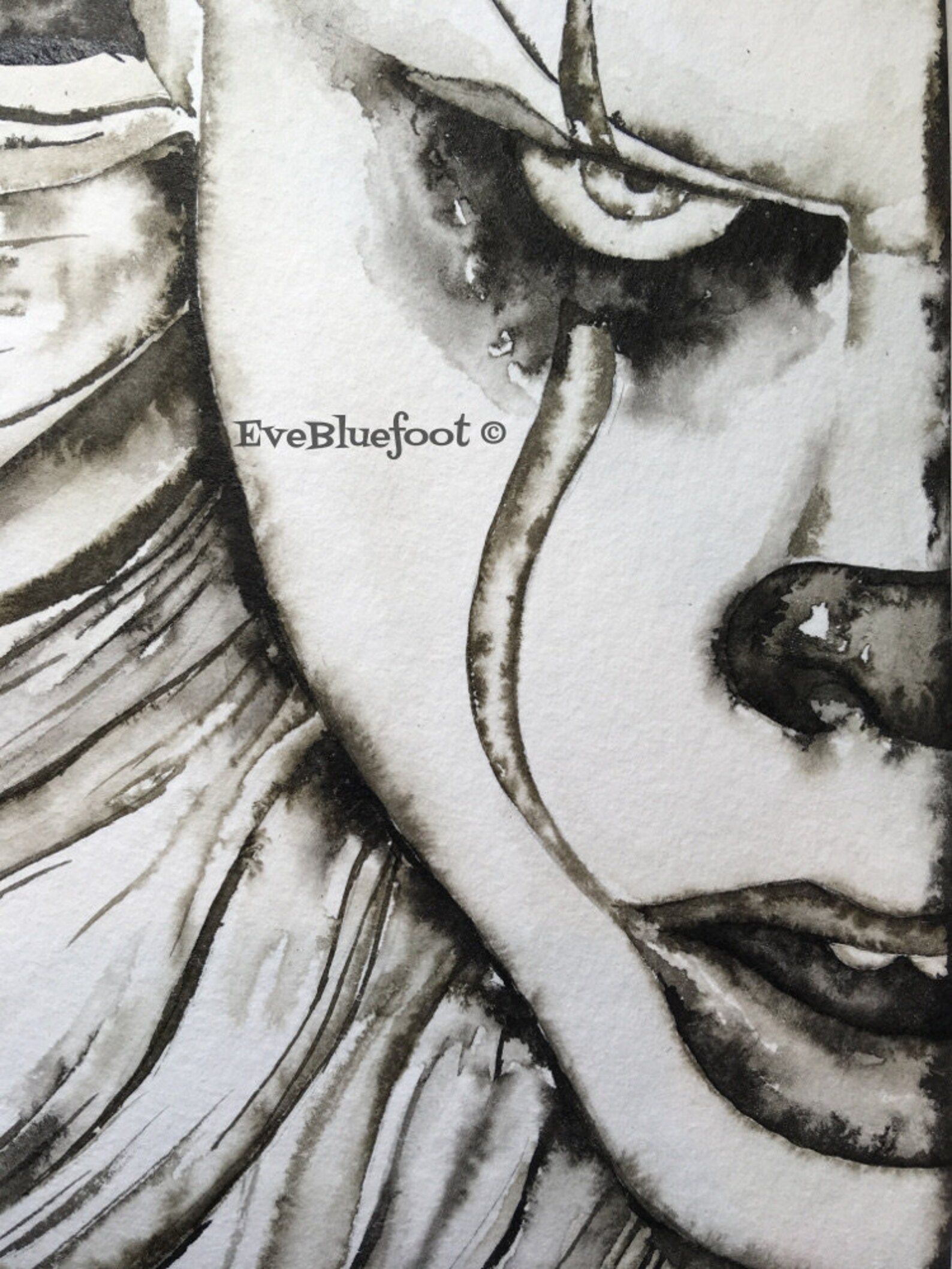 Pennywise Portrait Fine Art Print Penniwise Art Illustration - Etsy UK