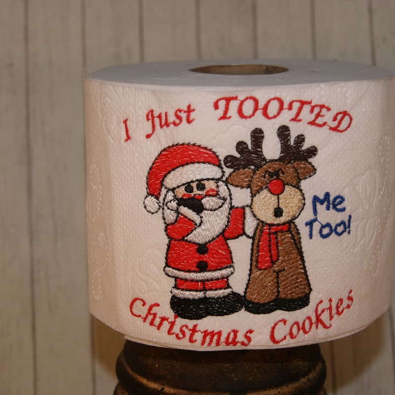 Fabric Santa’s and Reindeer - Etsy