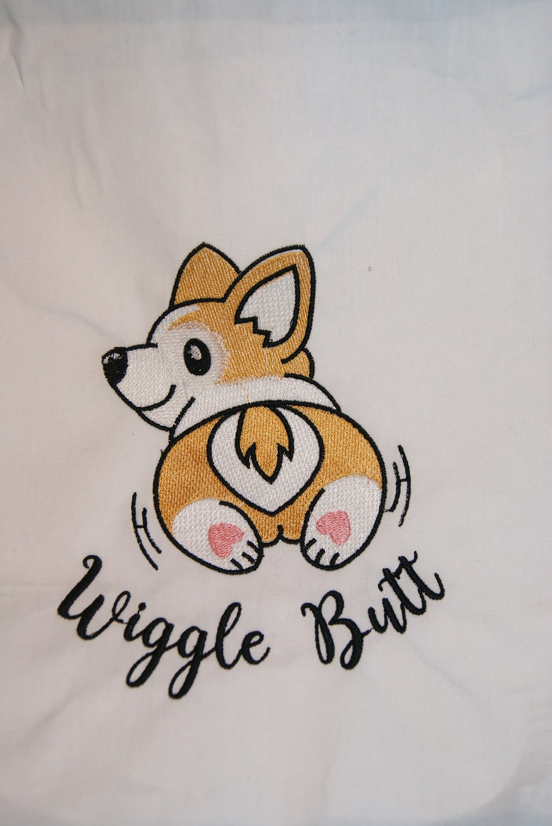 Embroidery Dog Corgi Wiggle Butt Digital Design 4x4 5x7 - Etsy
