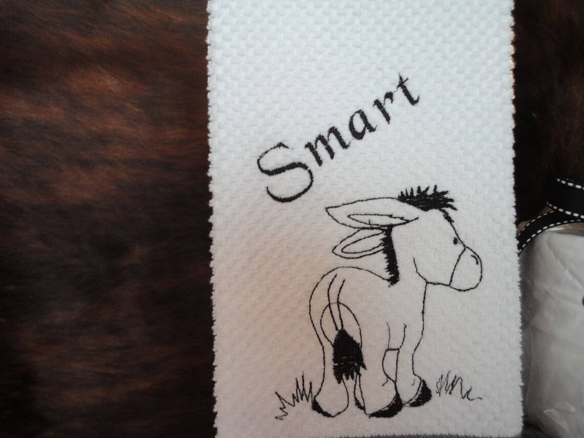 Donkey Butt Ass Toilet Paper Embroidery Design Smart Ass - Etsy