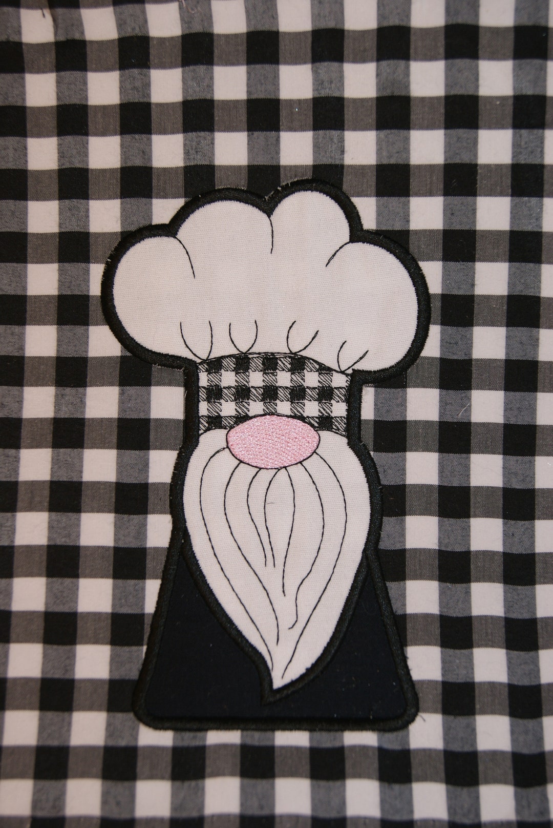 Gnome Kitchen Chefs Boy ** APPLIQUE** Embroidery Digital Design 5x7 in ...