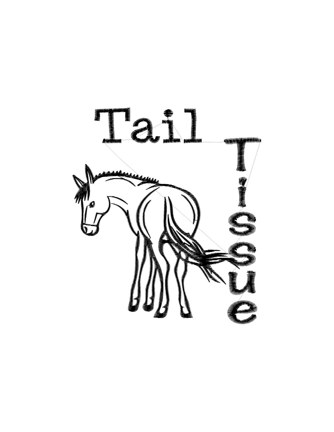 Toilet Paper Design Tail Tissue Donkey Mule Toilet Paper Towel ...