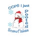 Snowman Toilet Paper Embroidery Design Pooted OOPS I Just Pooted ...