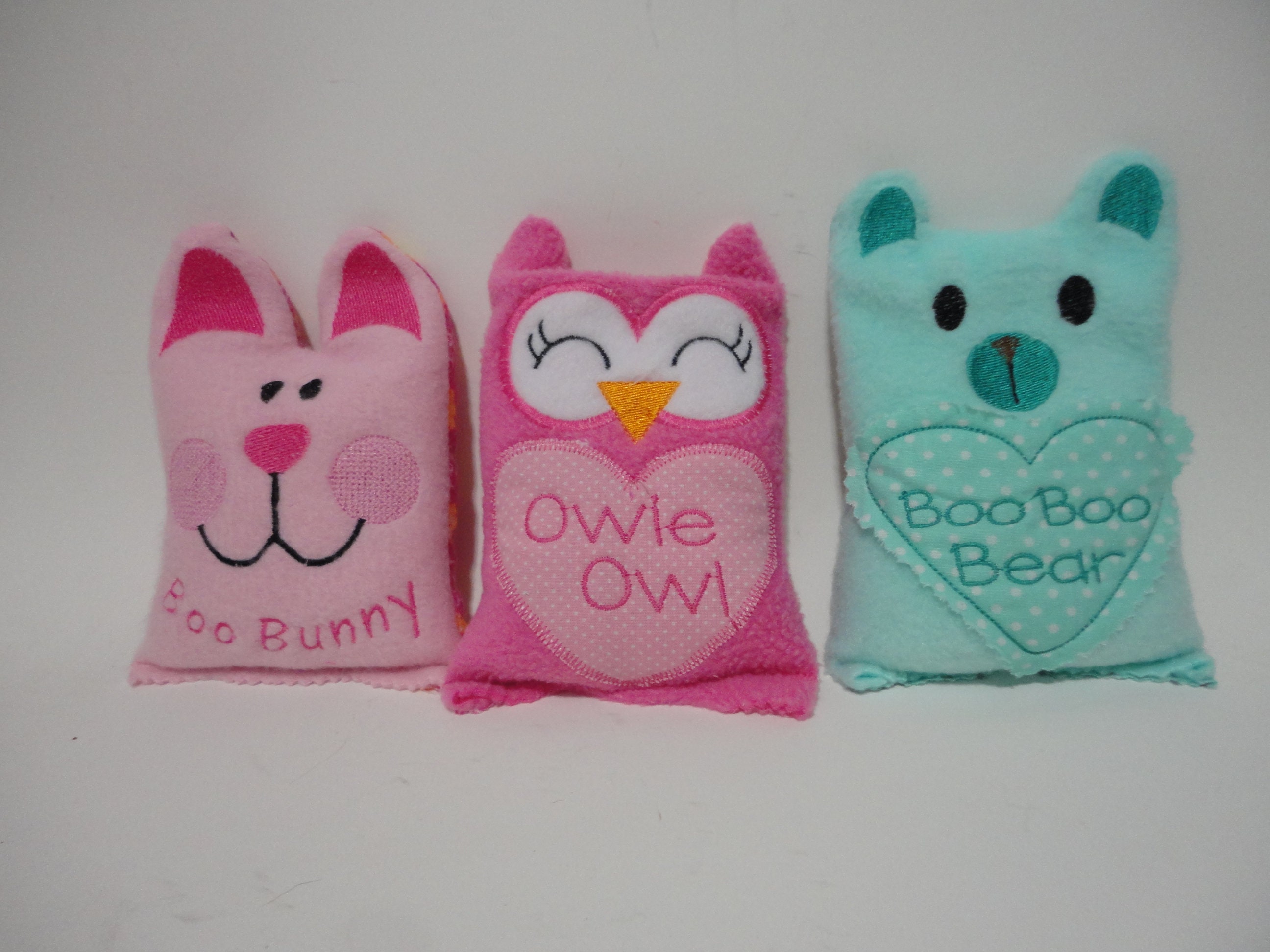 ITH in the Hoop Boo Boo Rice Pack Unicorn Bean Bag Softie Hot - Etsy