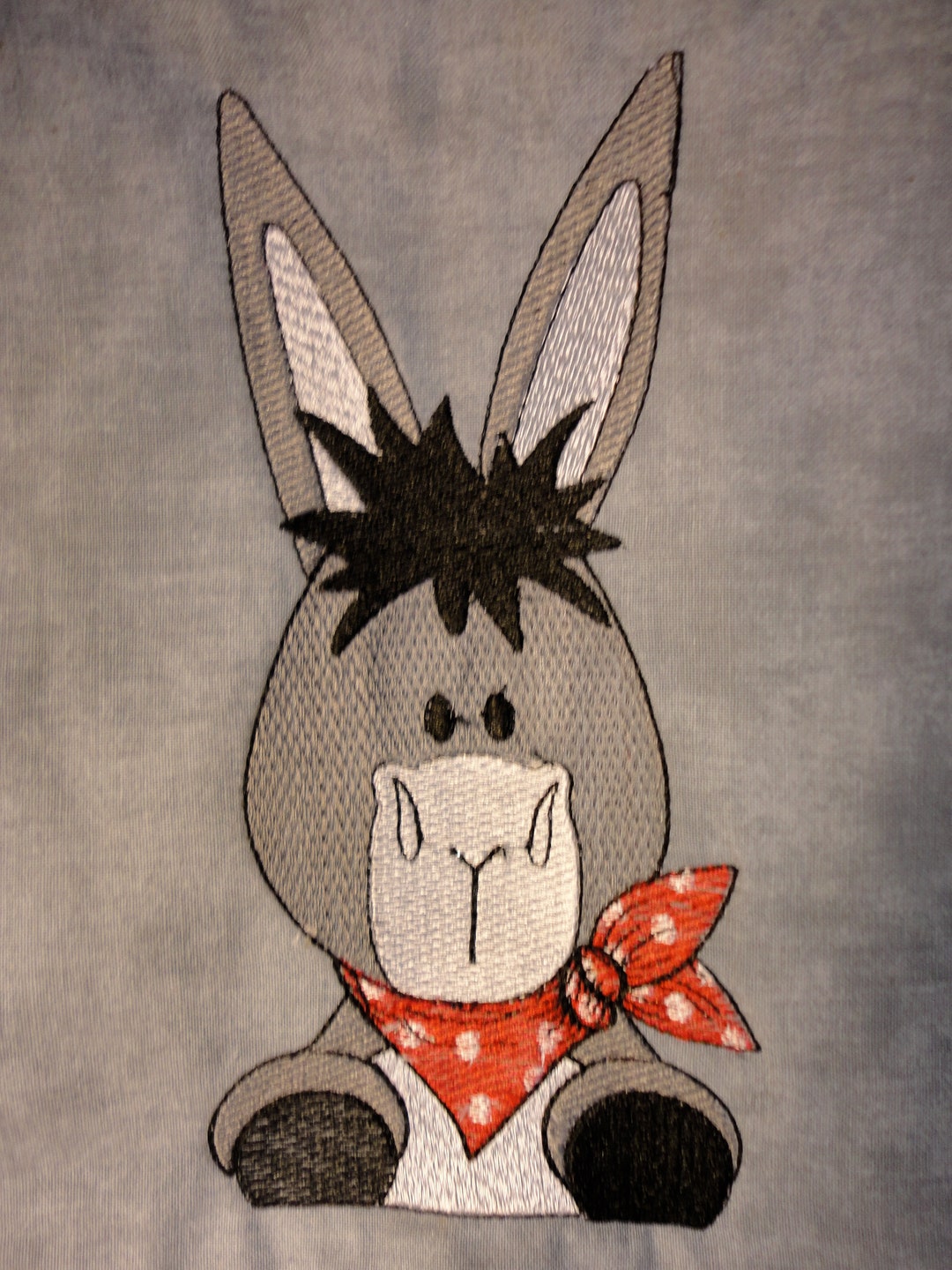 Bandana Boy Donkey Head Hanky Handkerchief Embroidery Digital Design ...