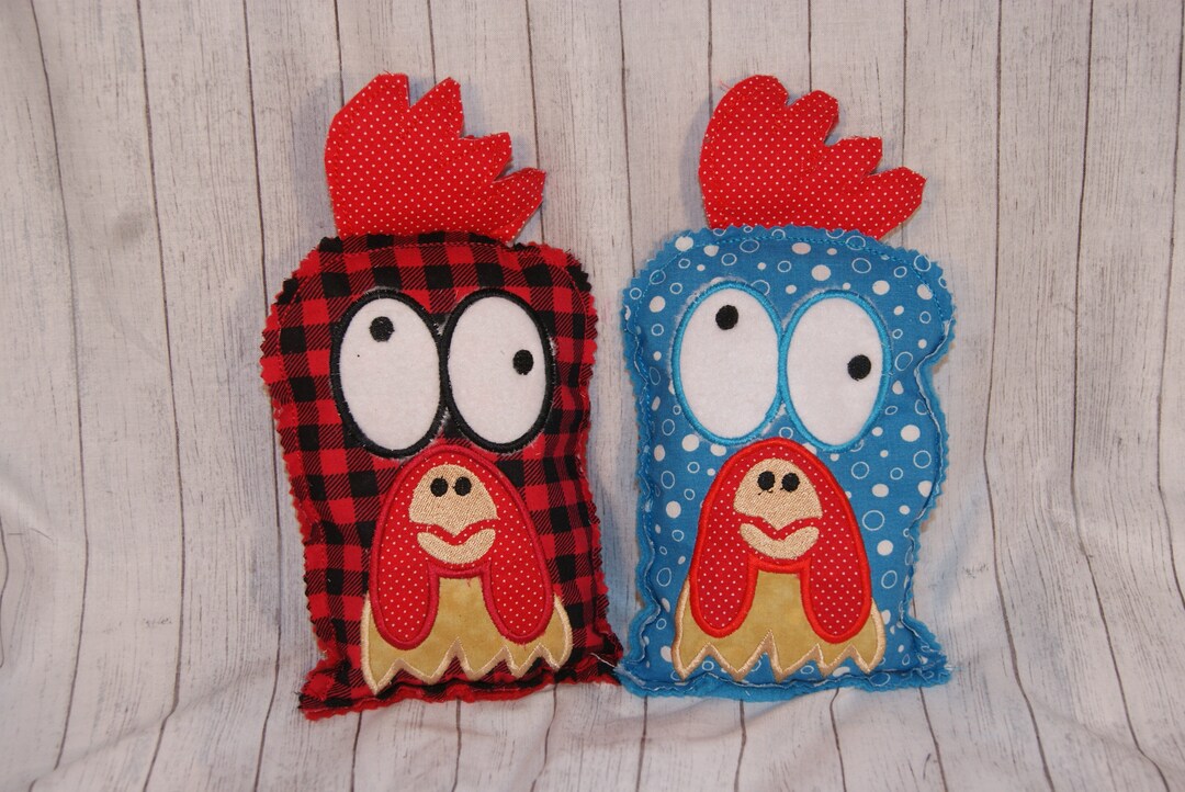ITH in the Hoop Rooster Rice Pack , Bean Bag Softie Hot and Cold ...