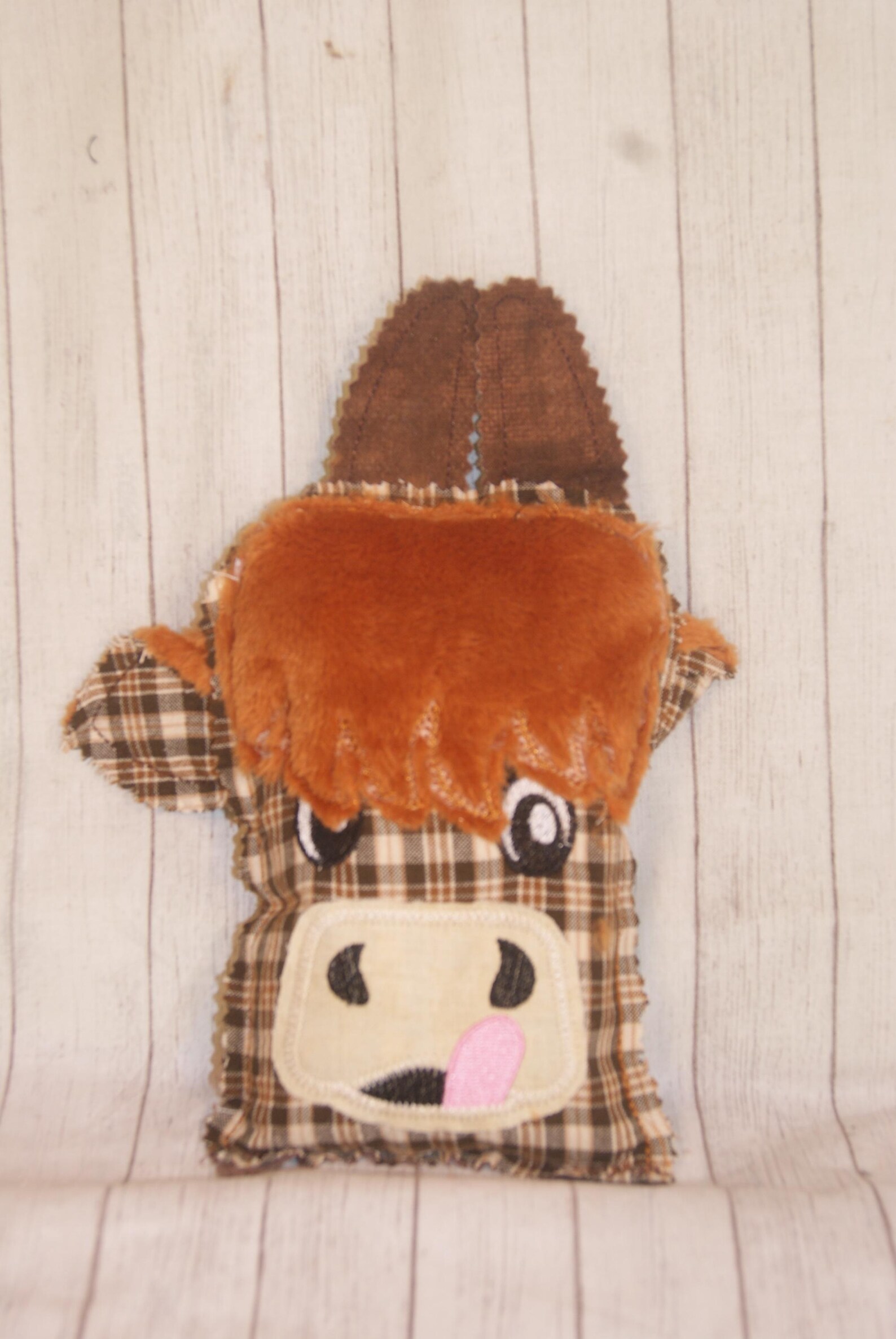 Highland Cow Rice Bag IN THE HOOP 5x7 Only Bean Bag Cover or Softies ...