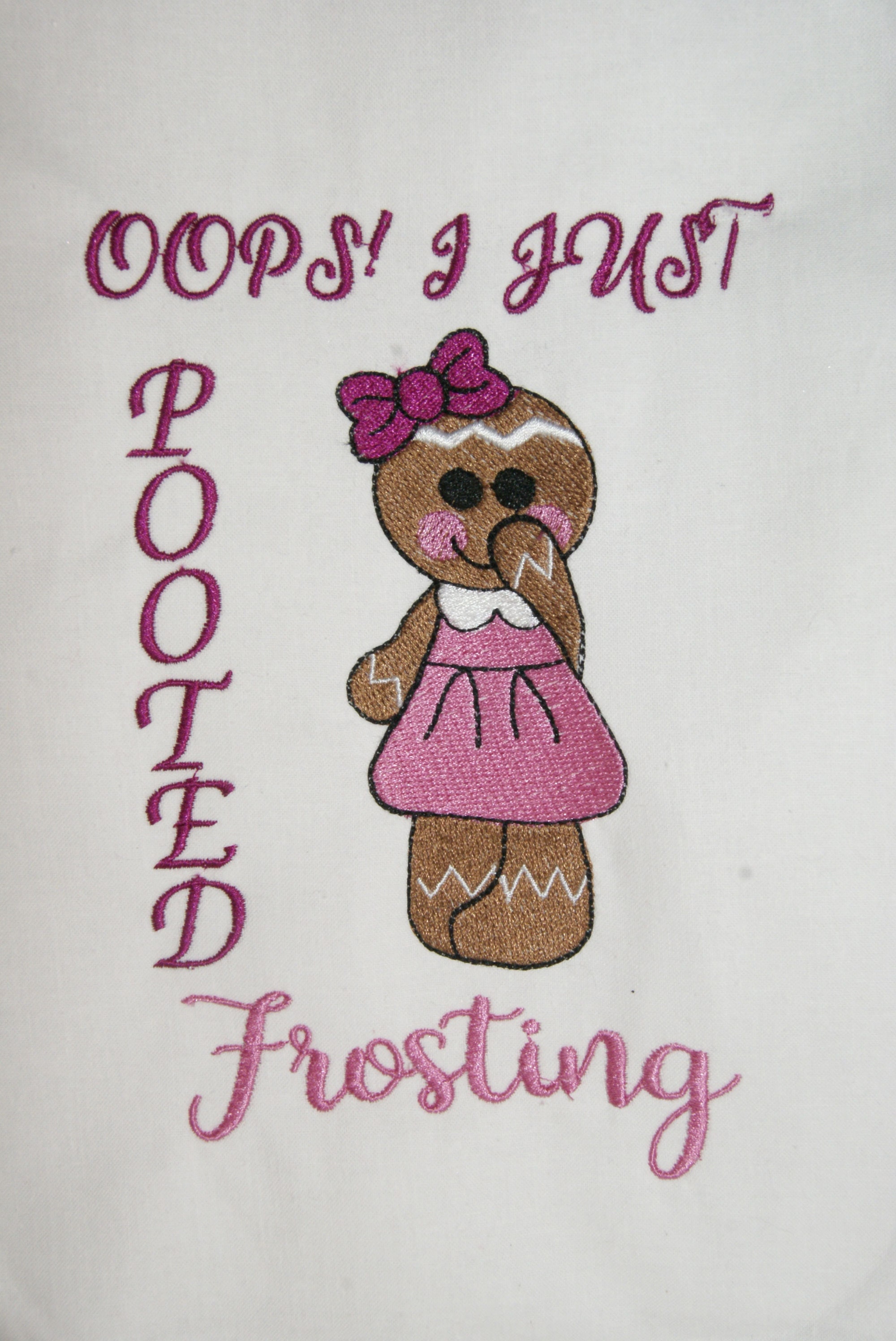 Toilet Paper Design Gingerbread Girl I Just Pooted Frosting | Etsy