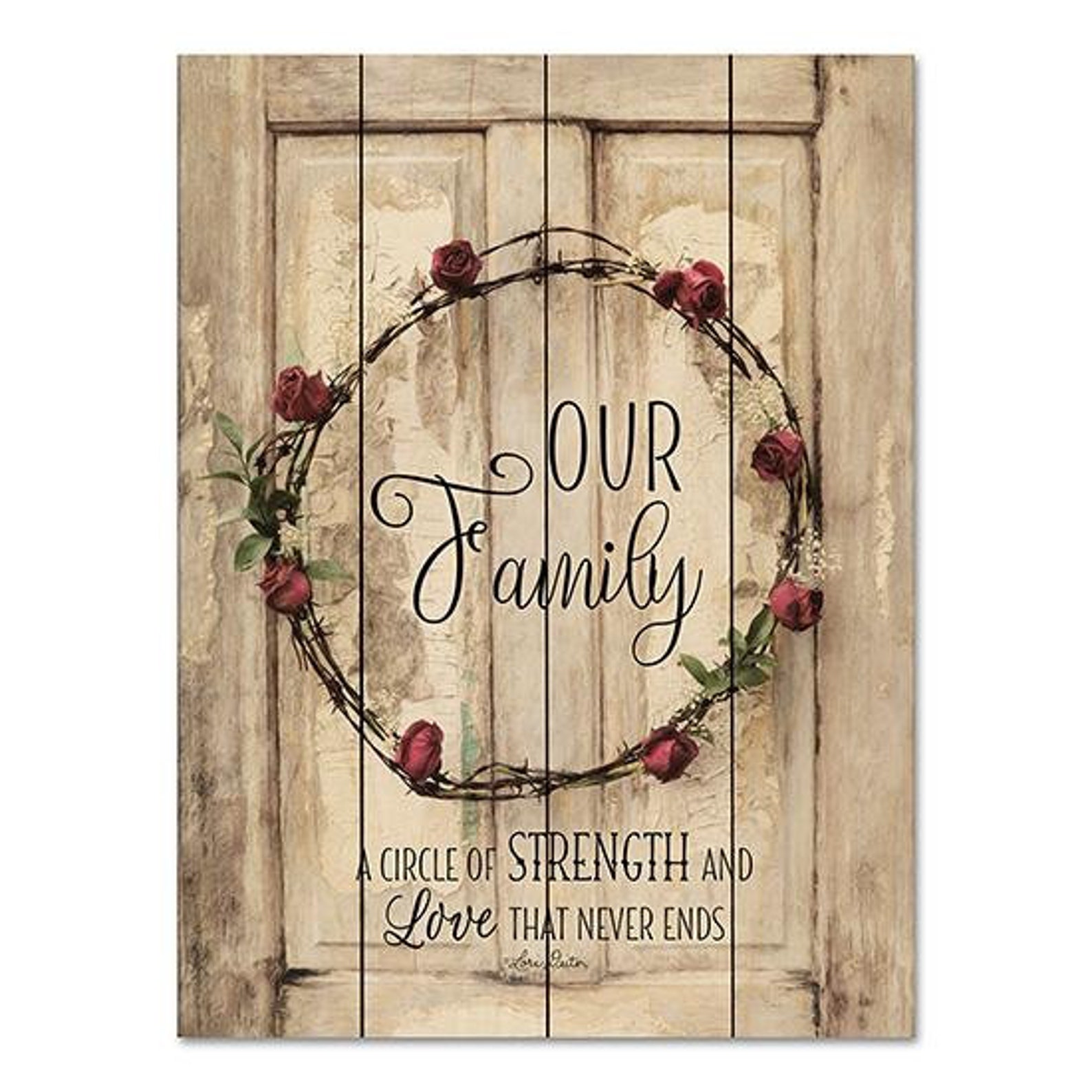 Our Family Sign Home Wall Decor Home Sign Farmhouse Wall - Etsy