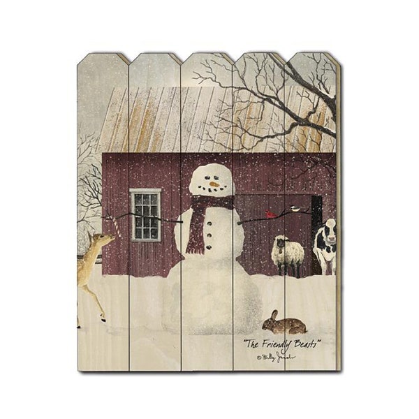 Pallet Snowman - Etsy