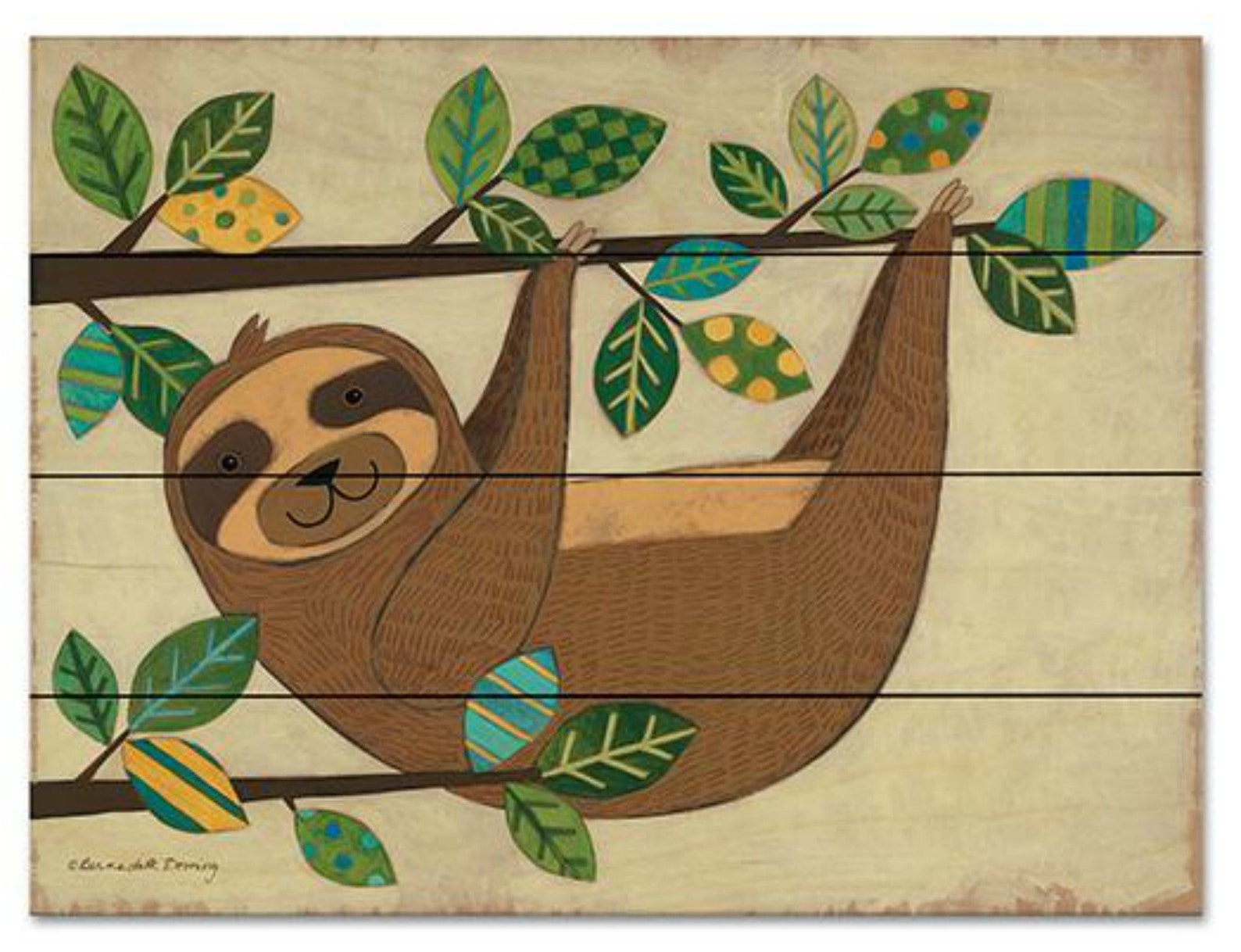 Sloth Wall Art Sloth Sign Nursery Wall Decor Pallet Wood - Etsy