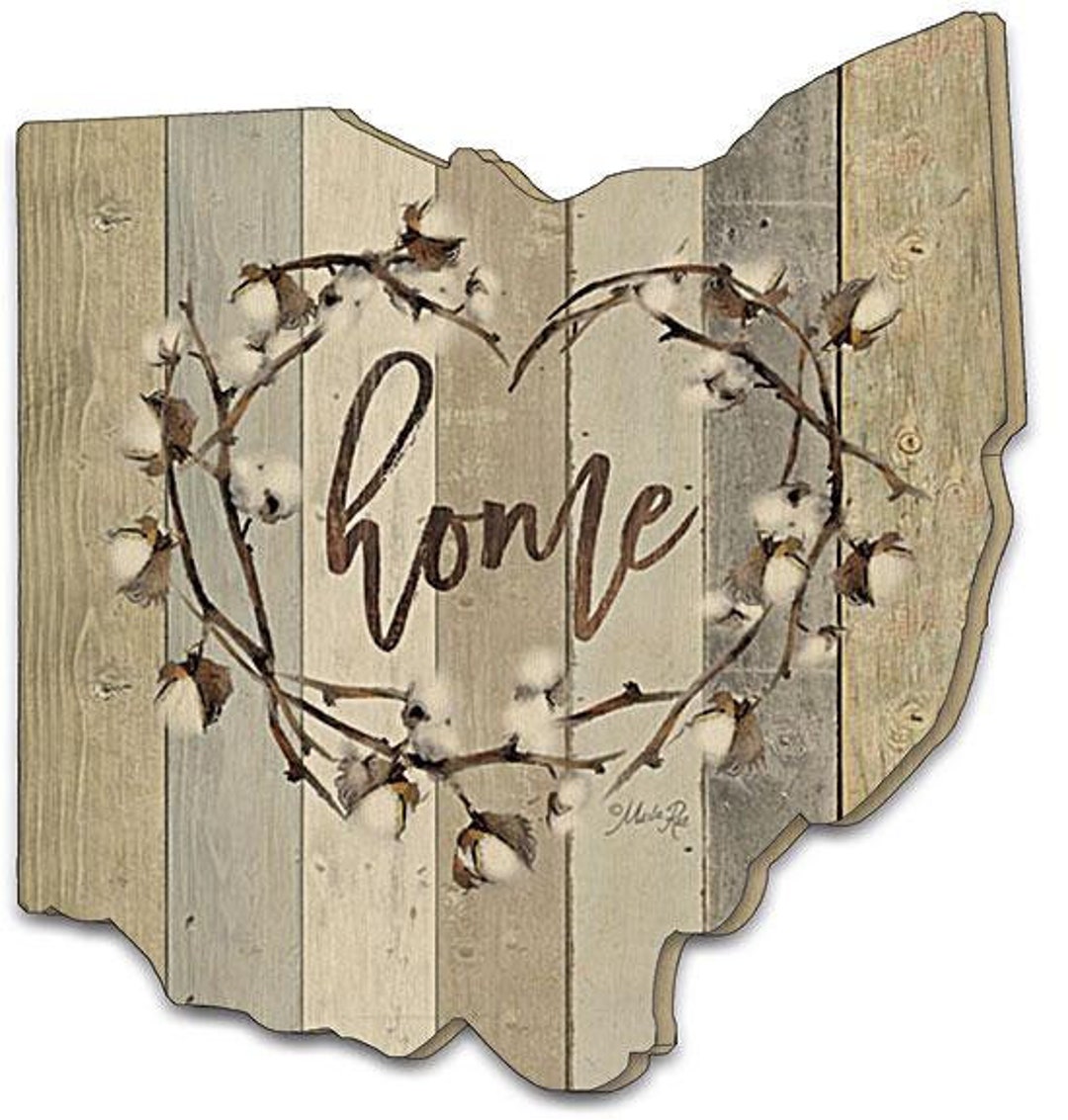 Ohio Sign Ohio Wood Sign Marla Rae Farm Wall Hanging - Etsy