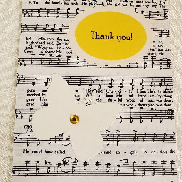 Faith Based Thank You Card - Etsy