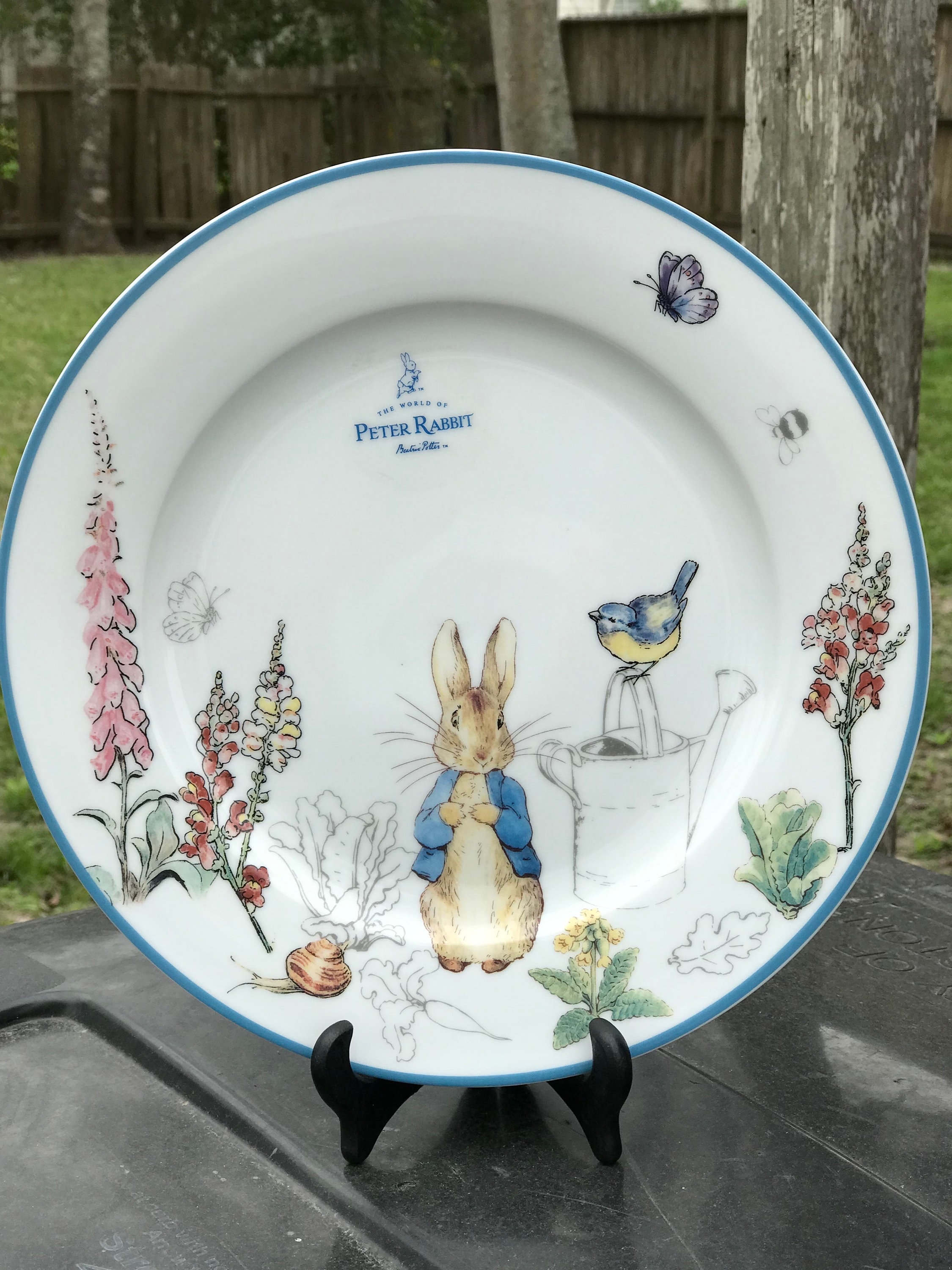 Peter Rabbit Dinner Plate Multicolored Beatrix Potter Frederick Warne ...