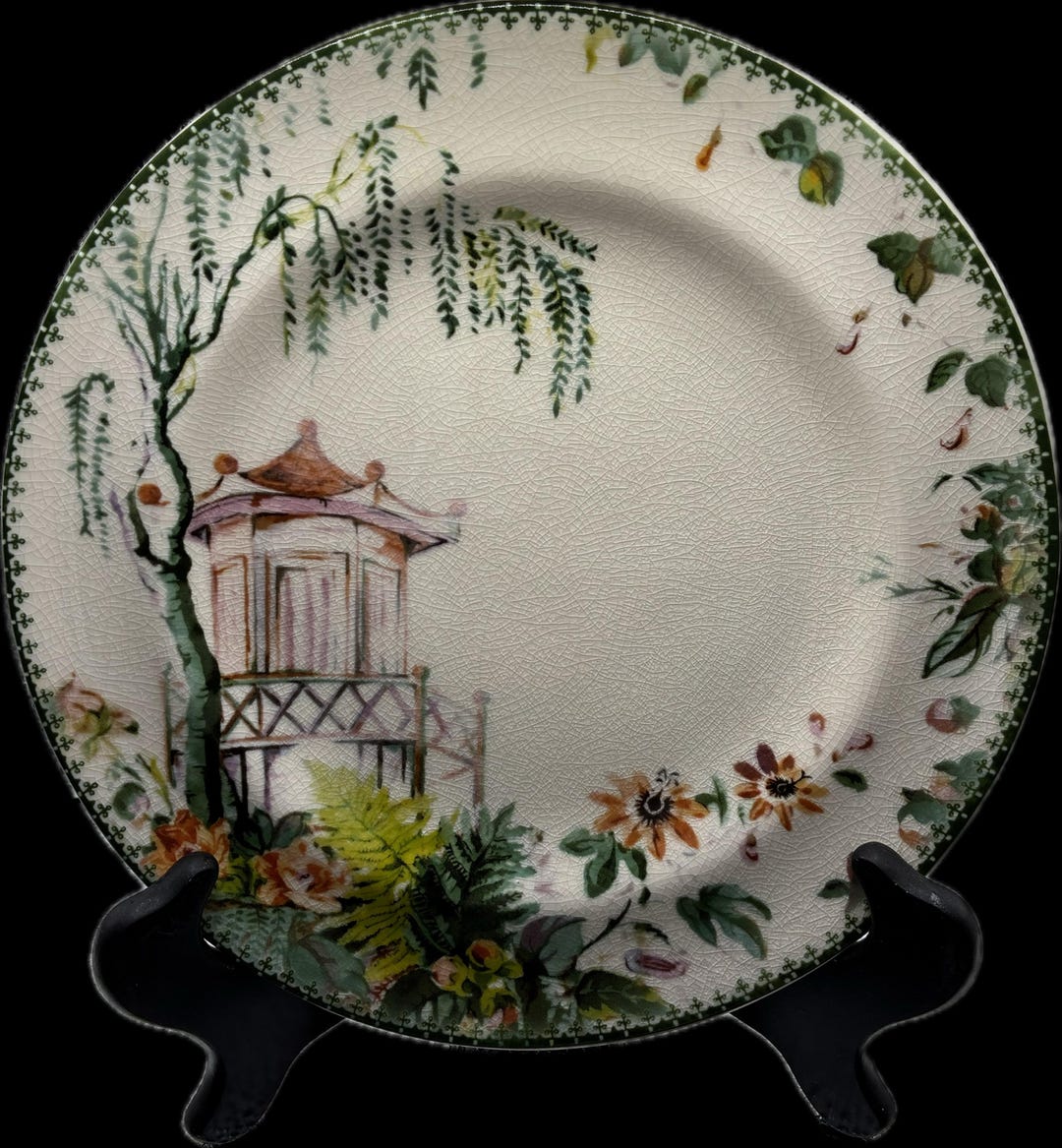 New Asian Motif Pottery Barn Plate A Contemporary Pottery Barn ...
