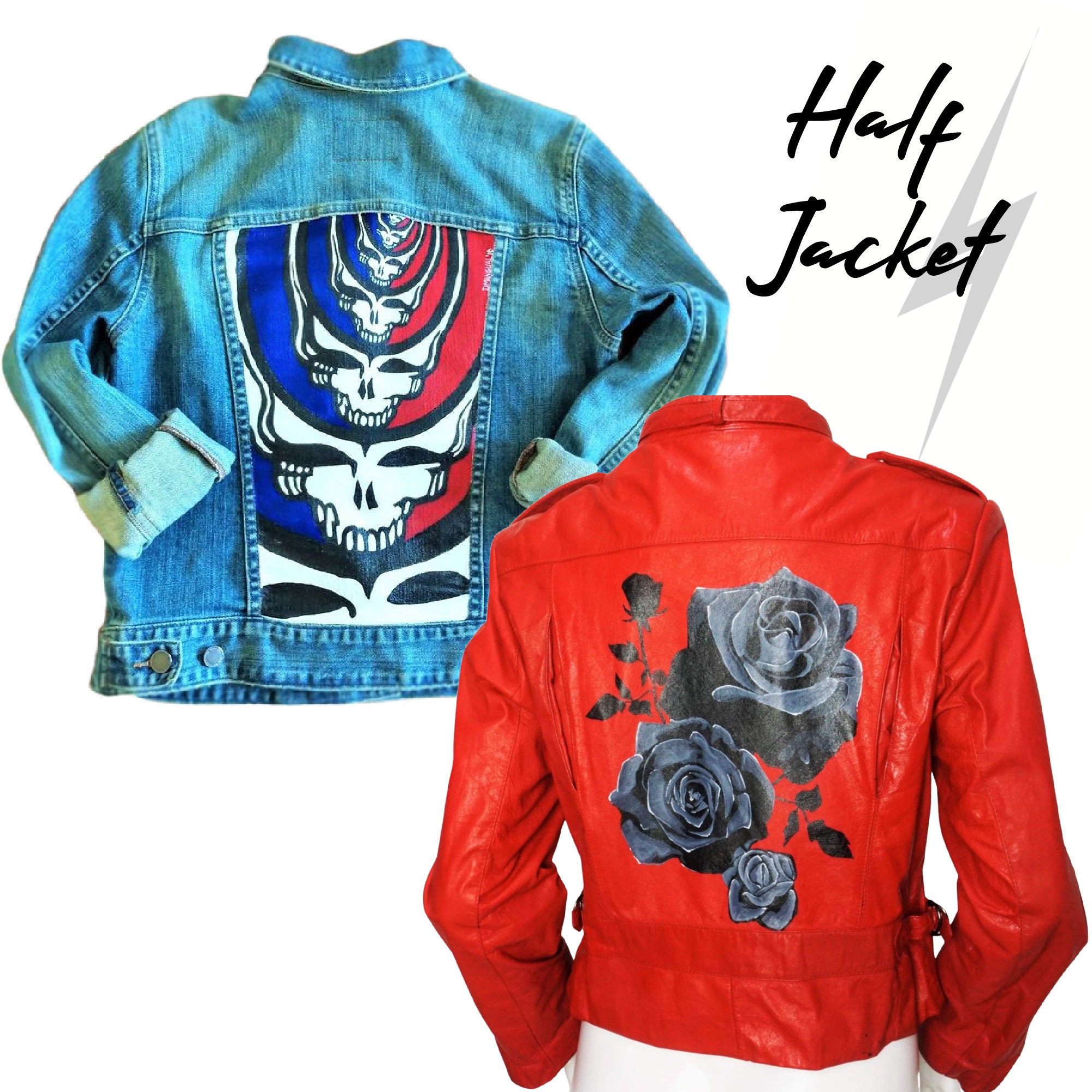 Custom Hand Painted Jacket/ MADE TO ORDER / Handpainted - Etsy