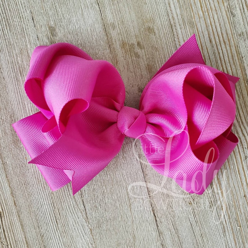 Double Stacked Bow - Etsy