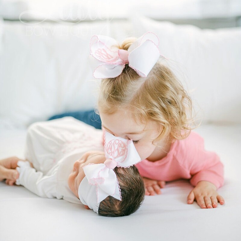 Easter Hair Bow With Band - Etsy