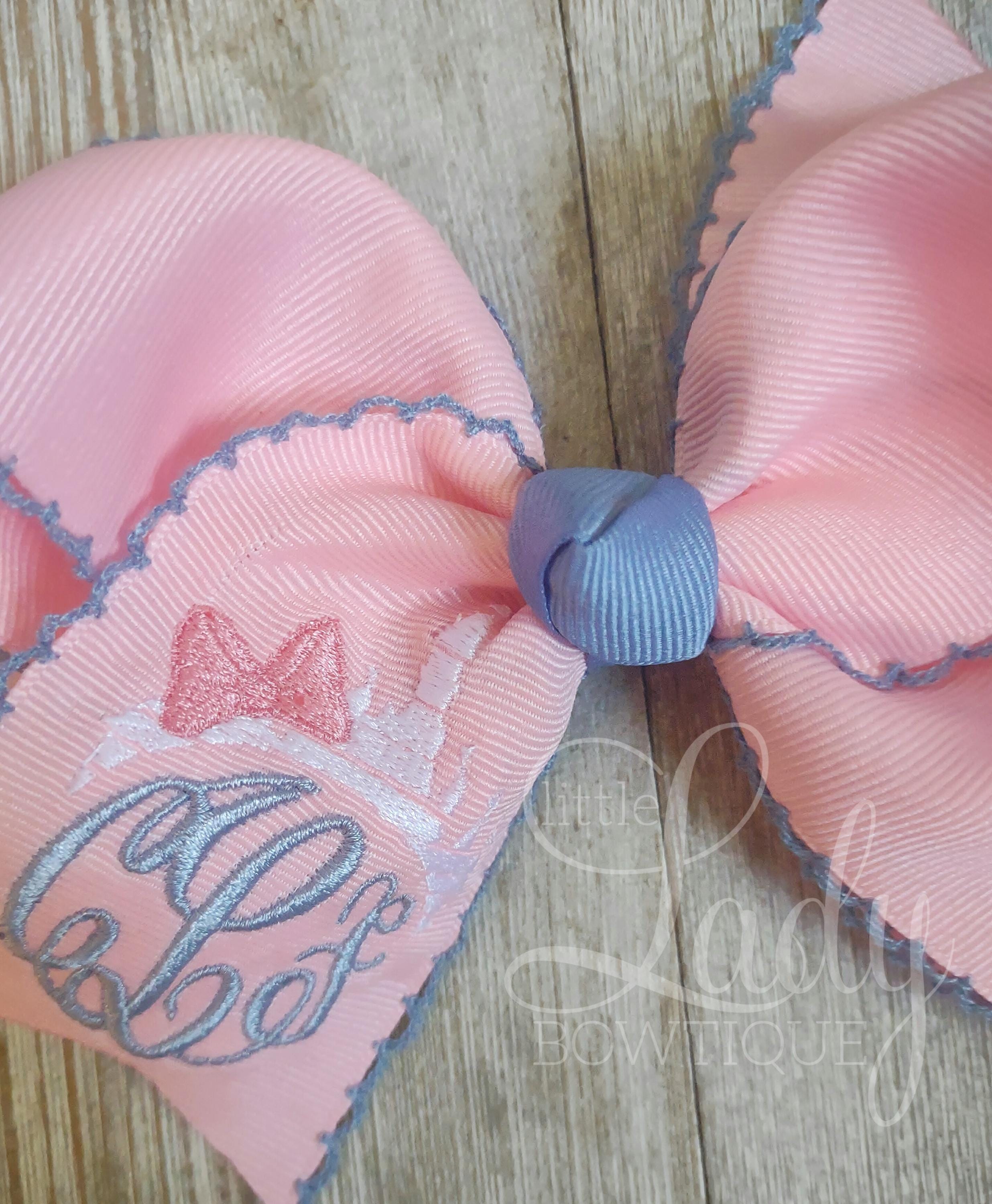 Princess Castle Hairbow - Fairytale Bows - Personalized Bows for Girls ...