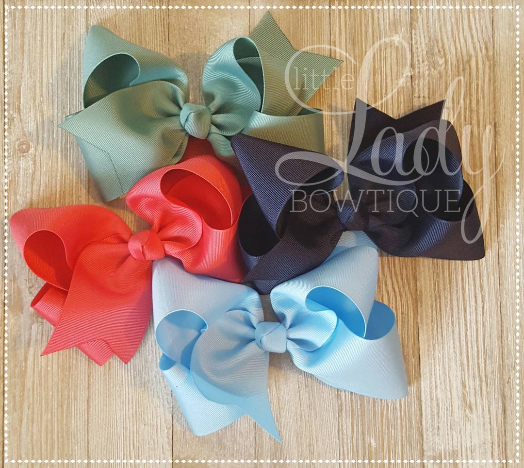 Matilda Jane Inspired Hair Bow Set, Spring Colors - Etsy