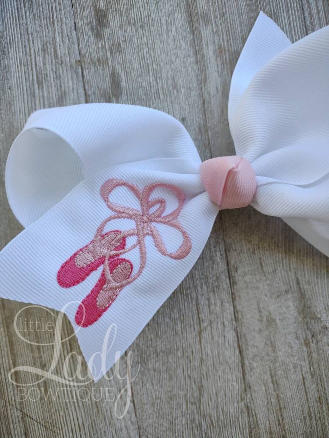 Ballerina Hair-bow Embroidered Hair-bow Ballet Slippers Bows Ballet ...