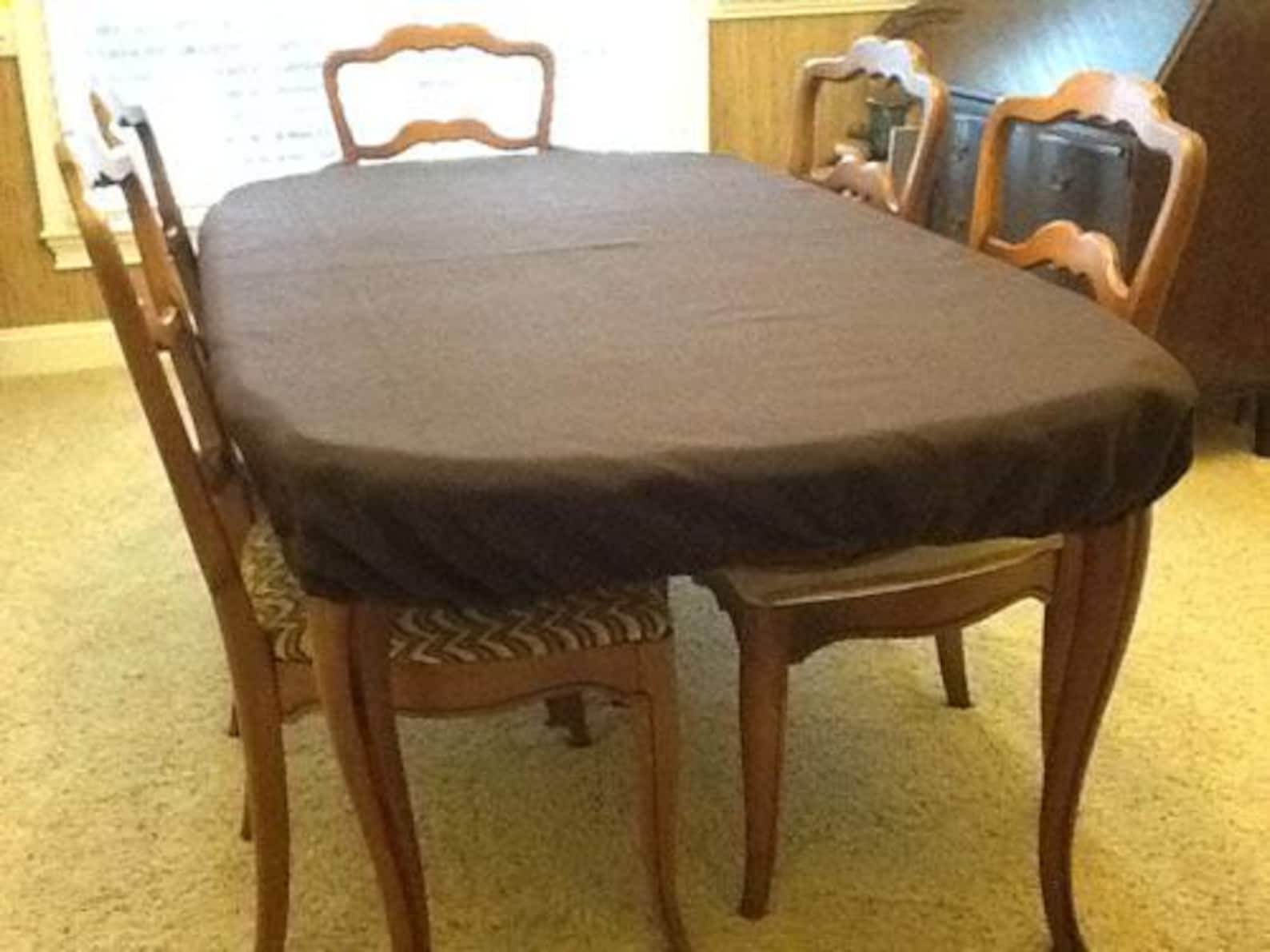 Felt Table Cover for Rectangle, Wood, Kitchen Style or Lifetime Tables ...