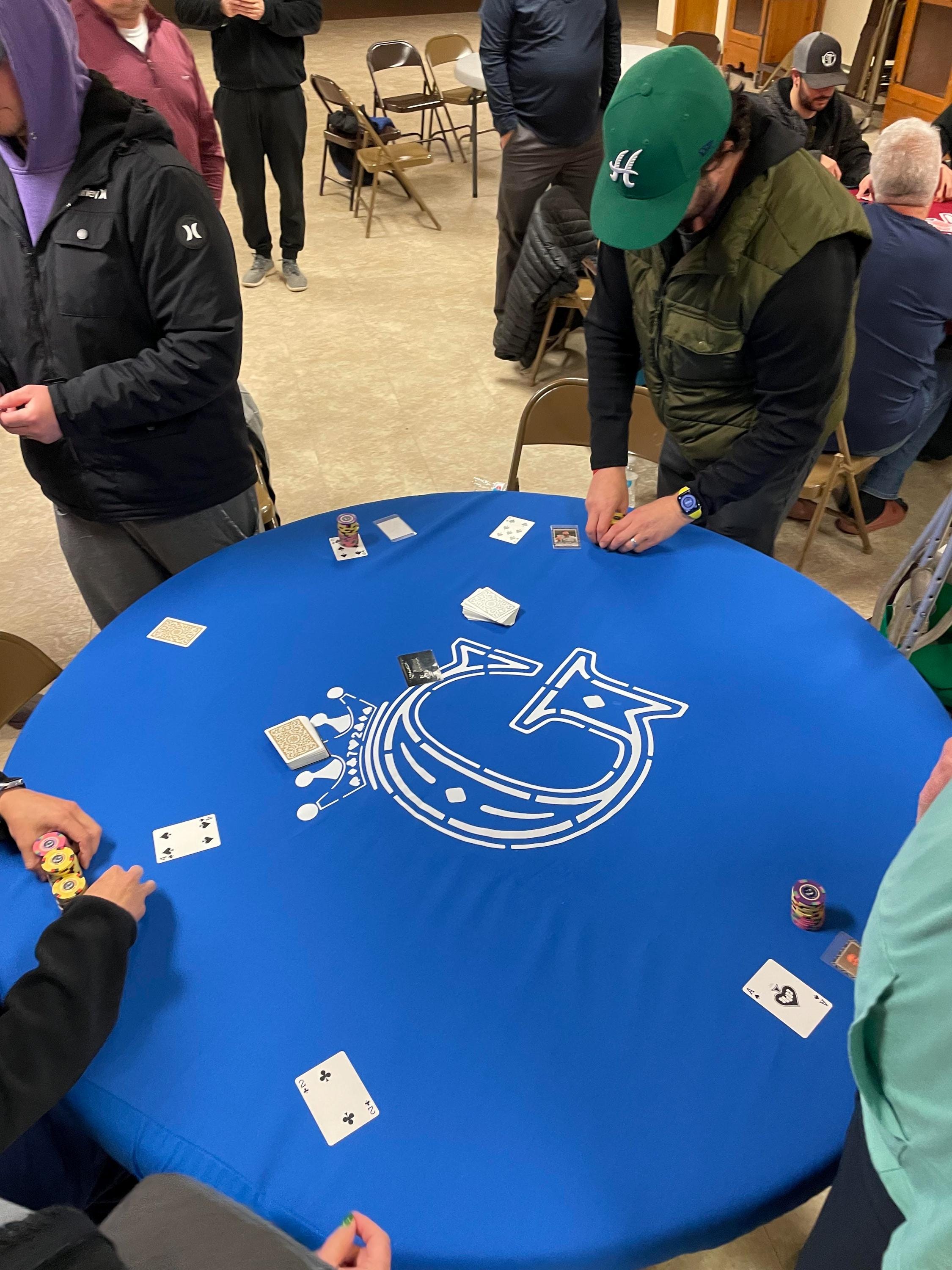 Custom Poker Table Cover: Speed Cloth Overlay for Professional Table ...