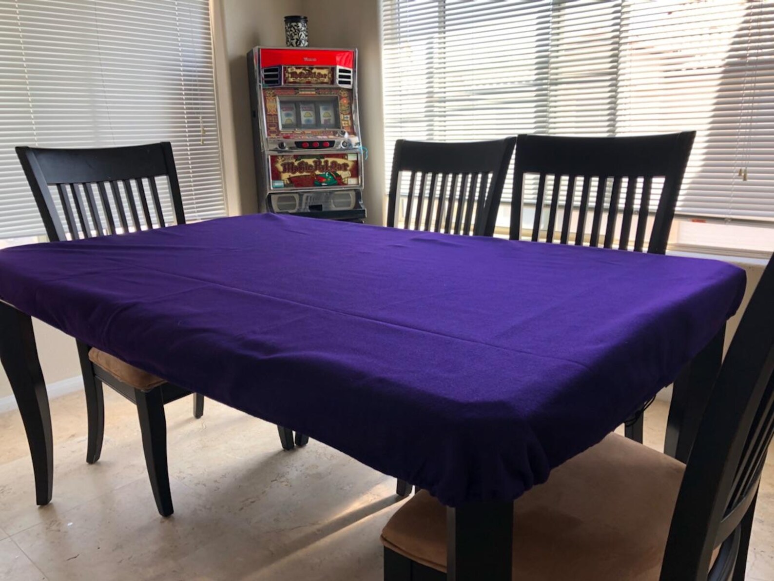 Felt Table Cover for Rectangle, Wood, Kitchen Style or Lifetime Tables ...