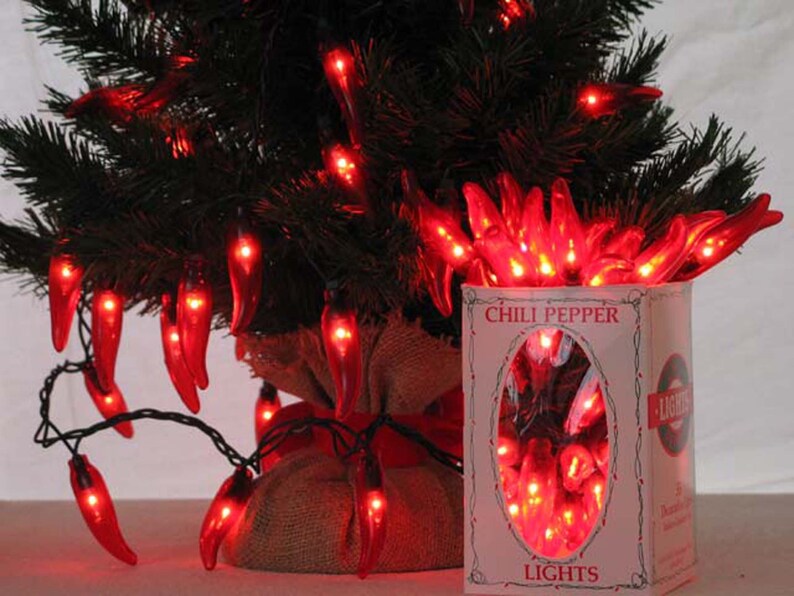 Chili Pepper String Lights Wedding, Prom, Bridal Events: LED 50 Pepper ...