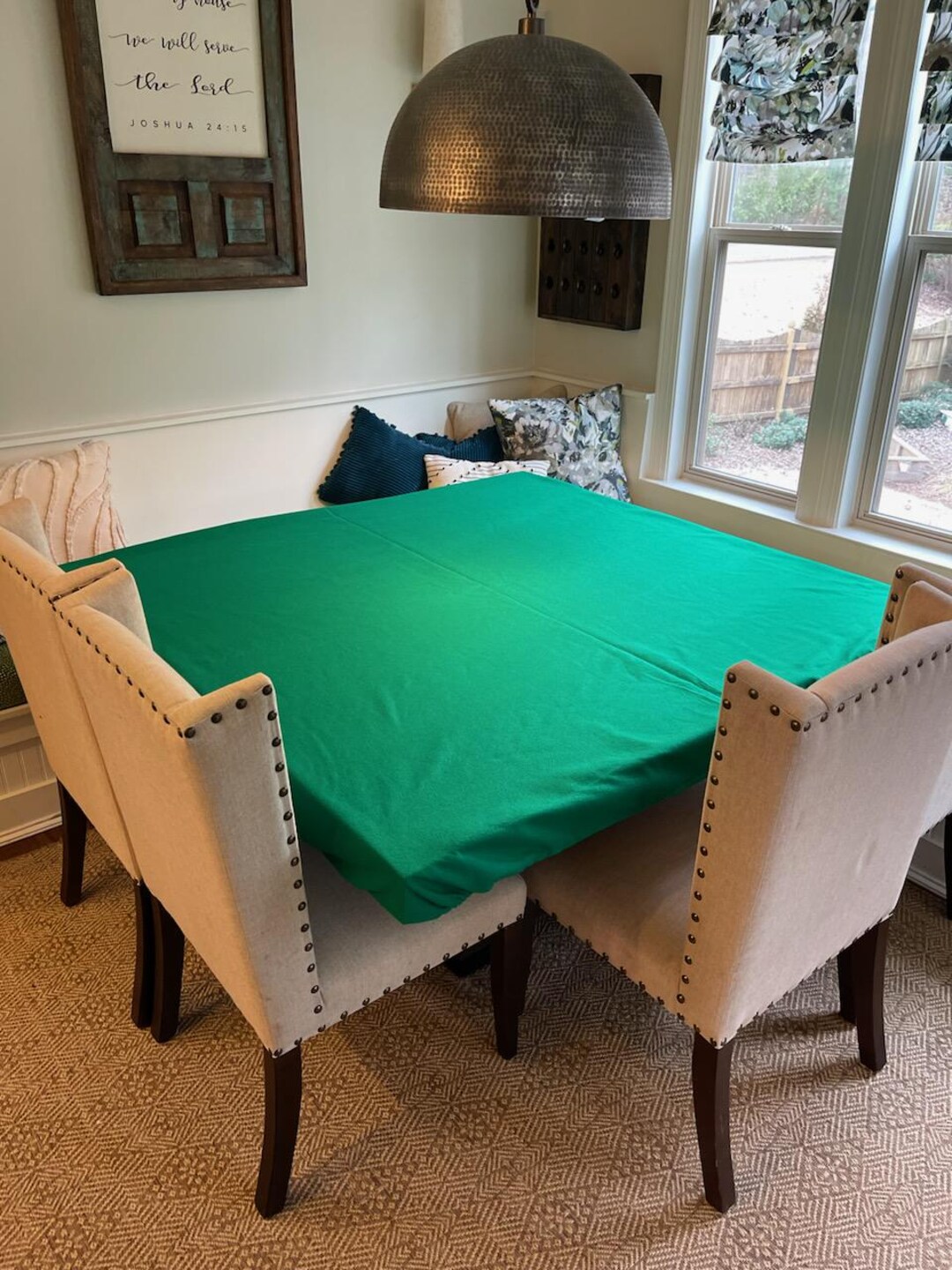 Felt Poker Table Cover for Square, Rectangle & Octagon Patio Tables ...