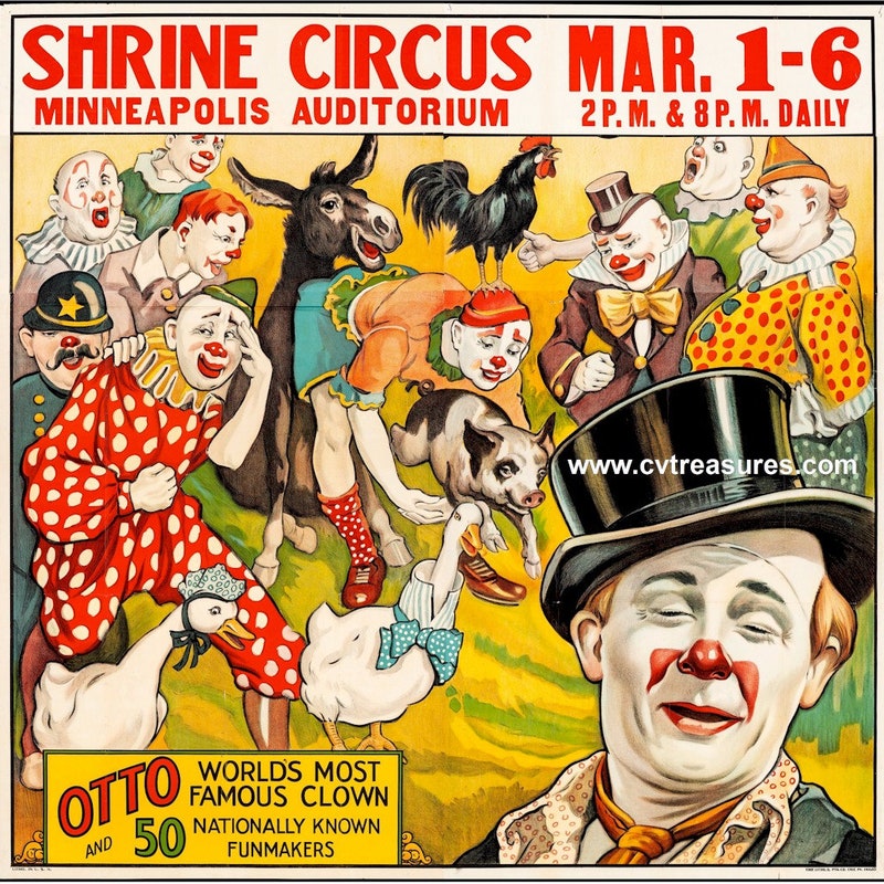 Circus Poster - Etsy