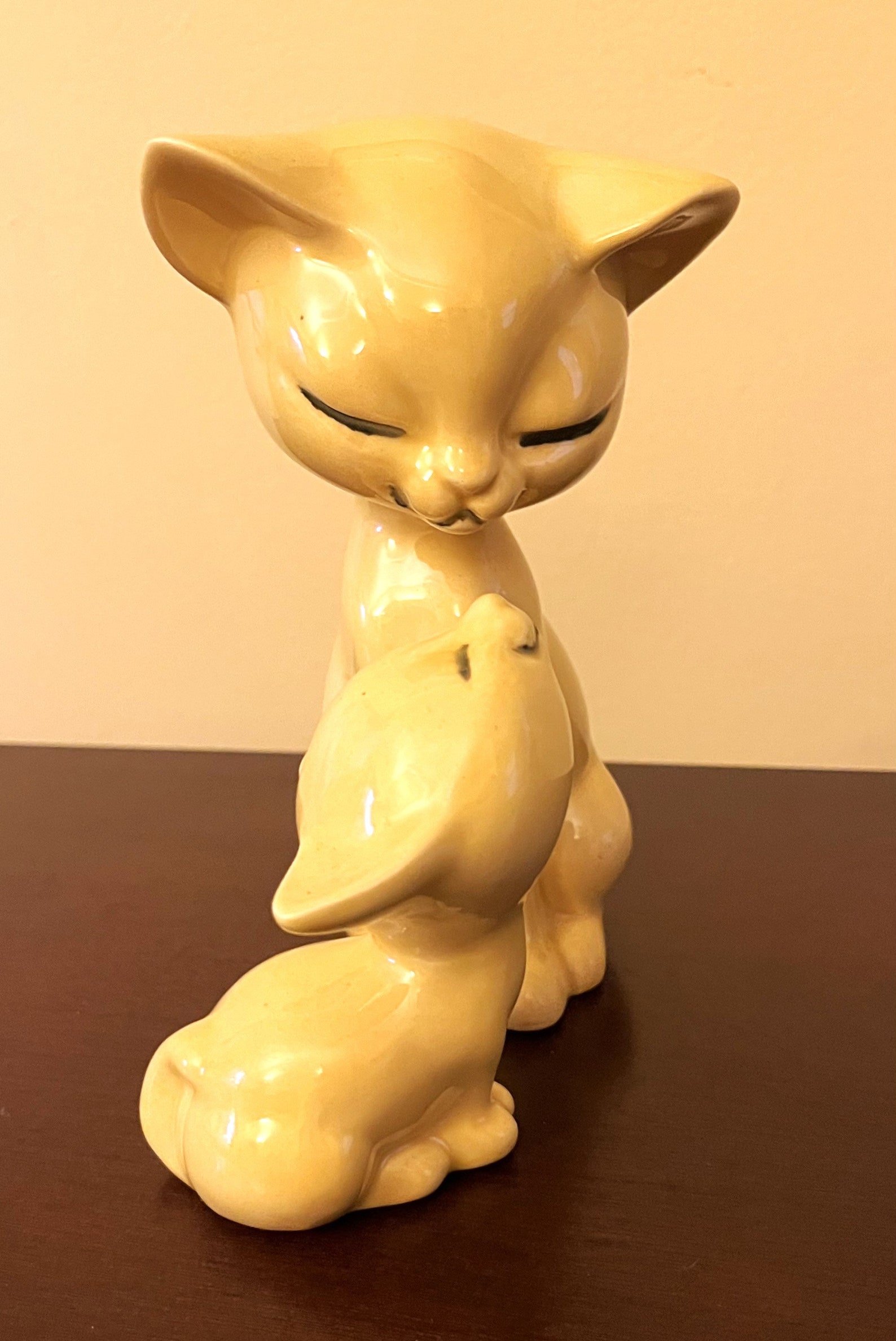 Vintage Mcnee Ceramic Cat Figurine - Etsy