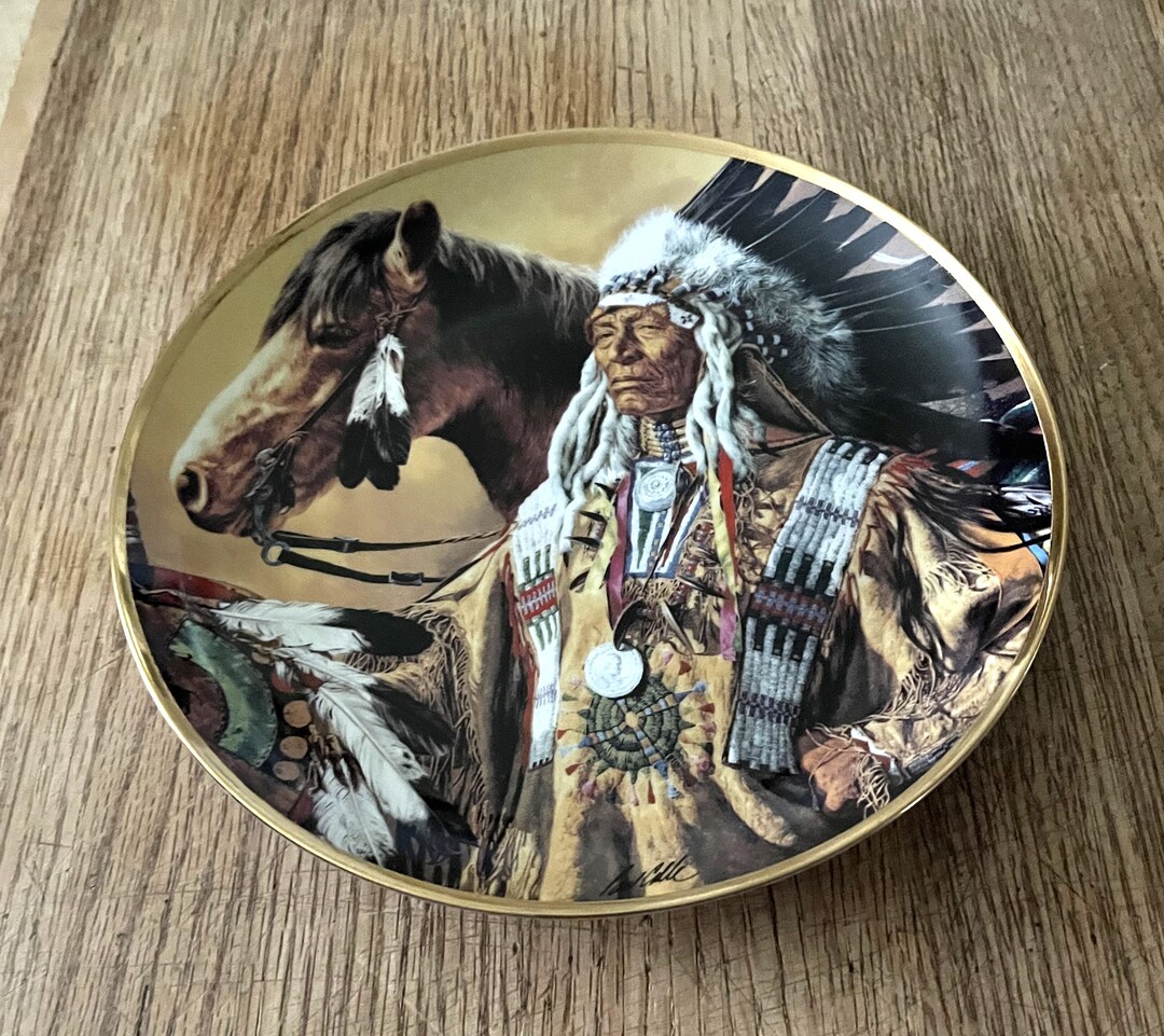 Pride of the Sioux Collector Plate - Etsy