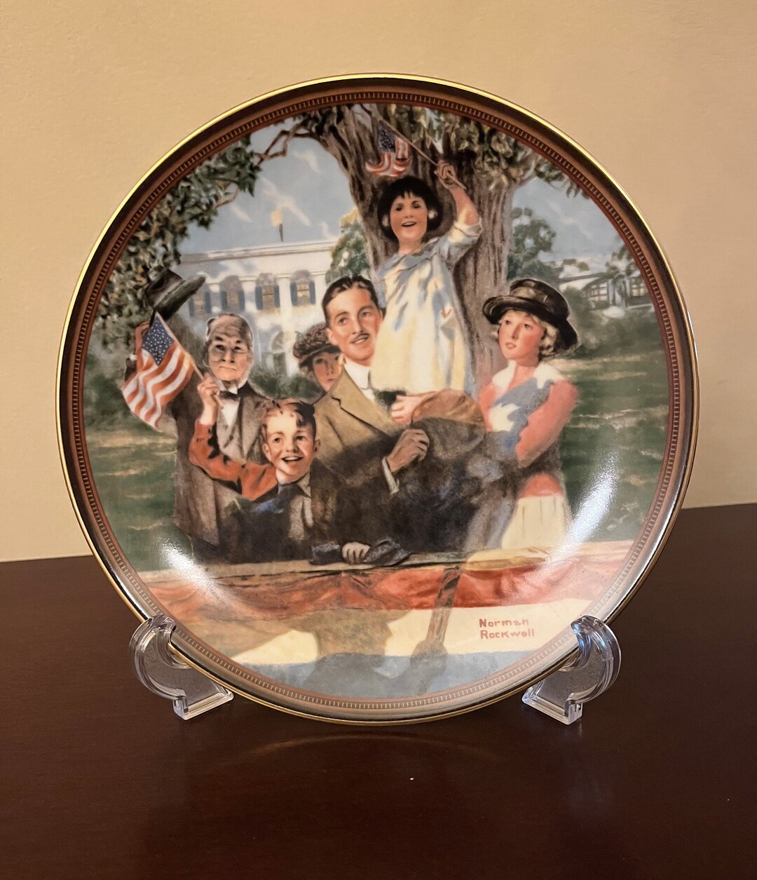 Our Love of Country Collector Plate - Etsy