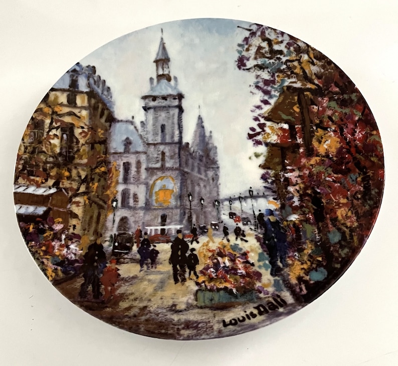 Louis Dali Limoges Collector Plate - Etsy