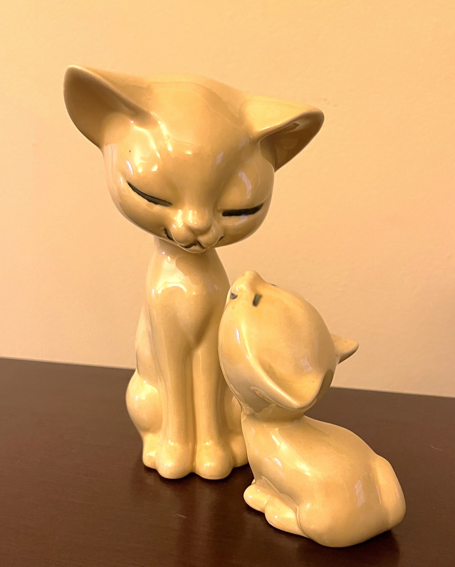 Vintage Mcnee Ceramic Cat Figurine - Etsy