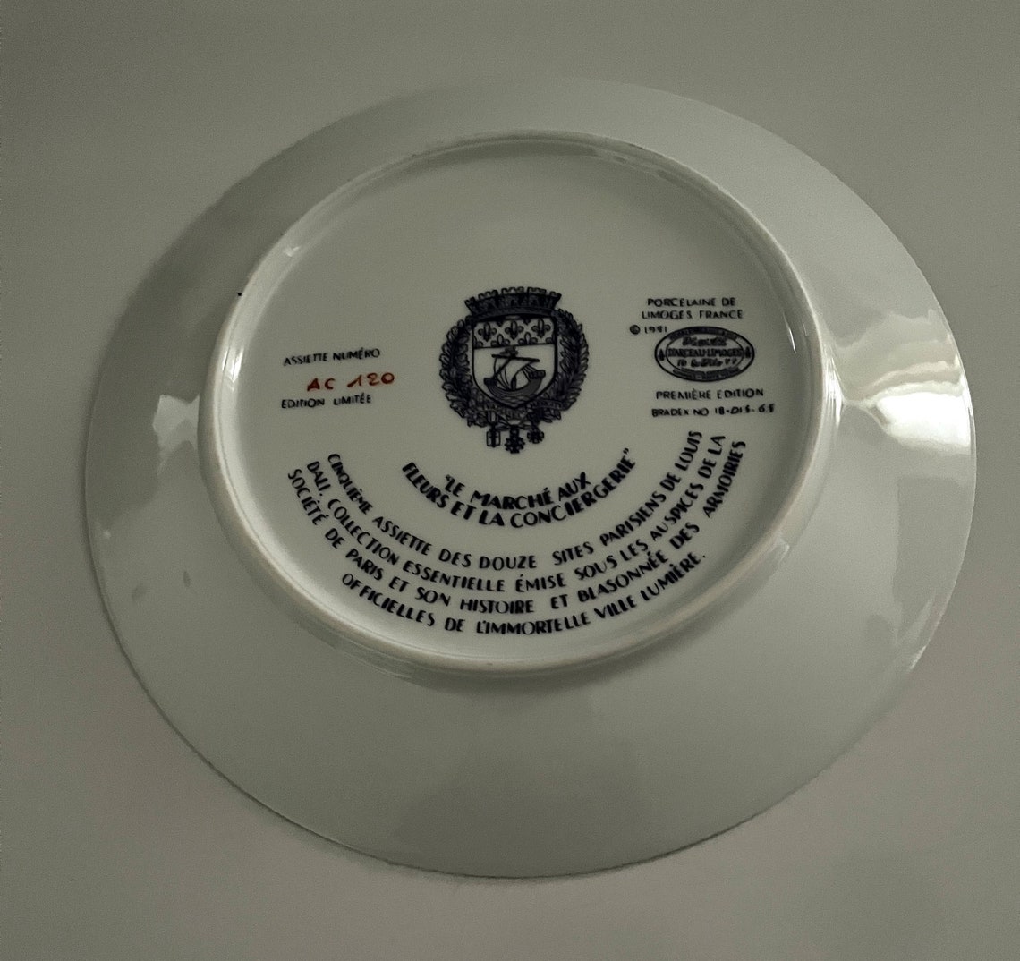 Louis Dali Limoges Collector Plate - Etsy