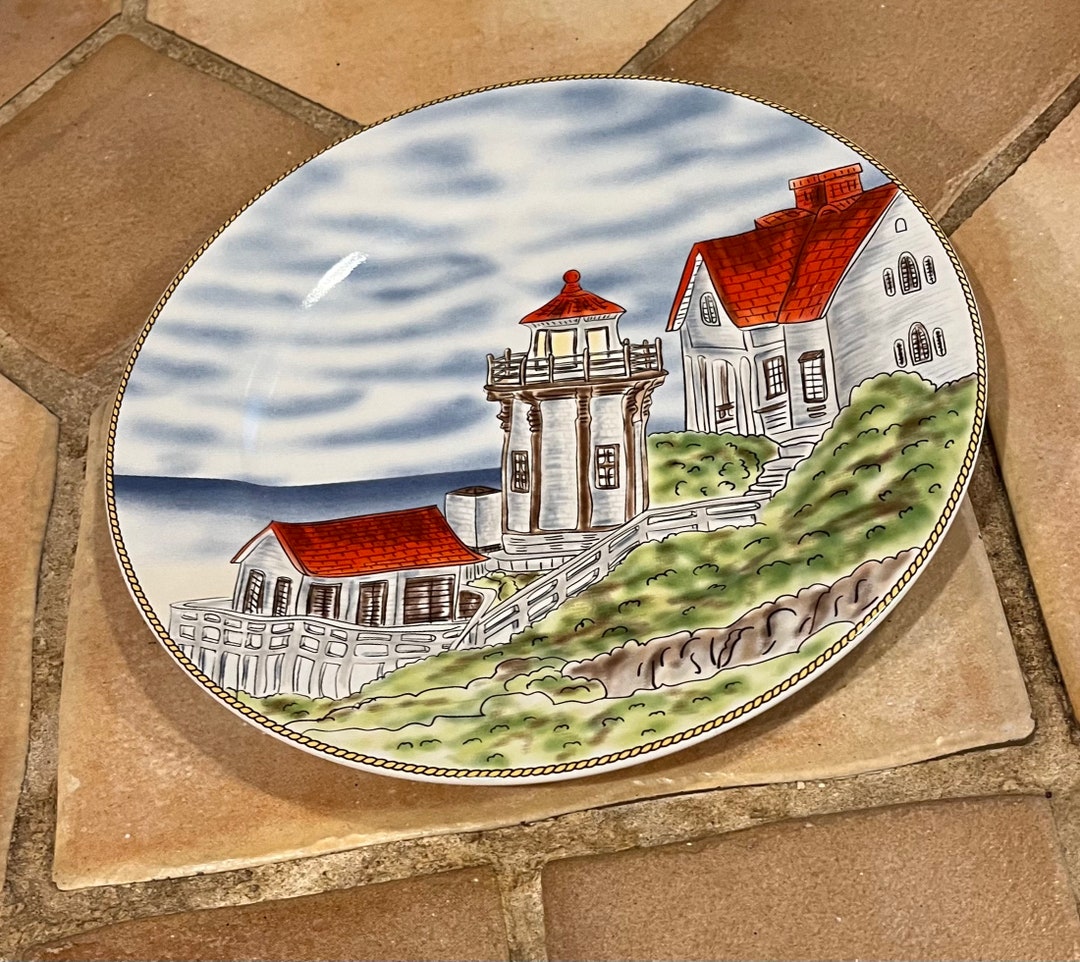 Royal Norfolk Lighthouse Plate - Etsy