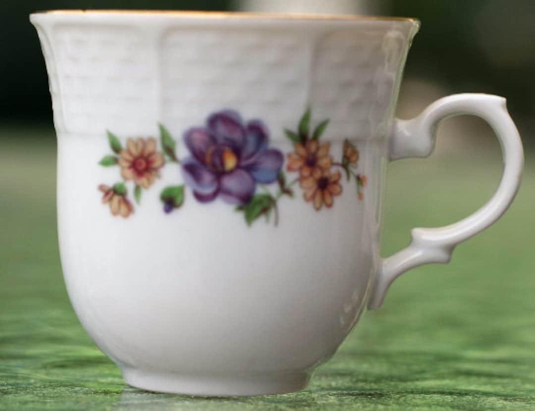 Thun China Cup and Saucer - Etsy